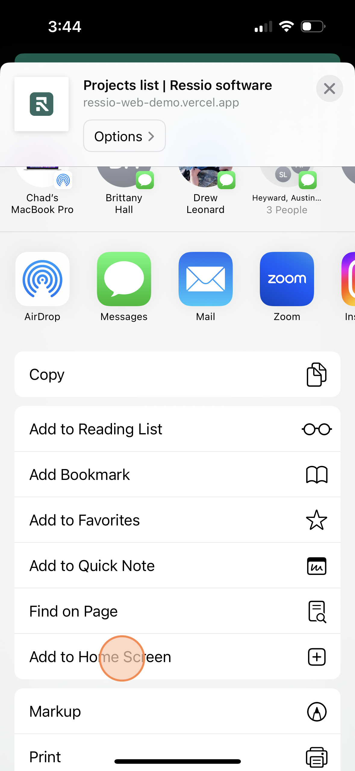 Can I save Ressio as an App?
